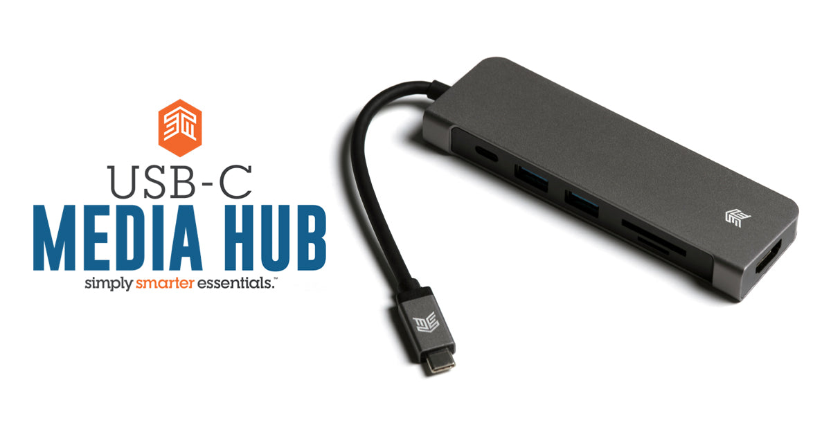 USB-C Media Hub Multiple Ports + Card Reader | STM Goods